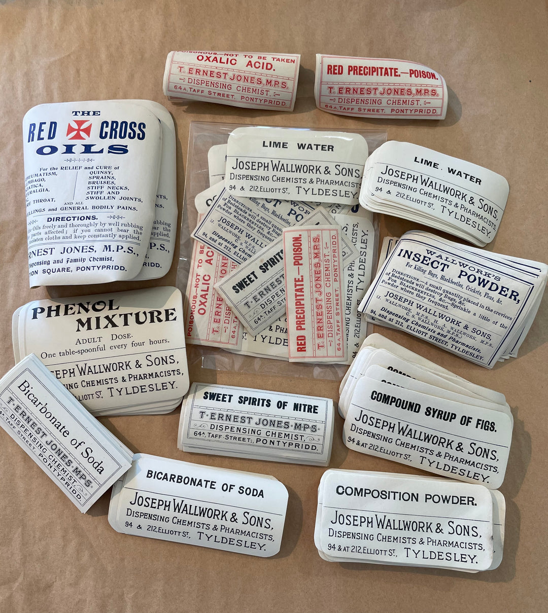 Antique Apothecary Labels – Tinsel Trading