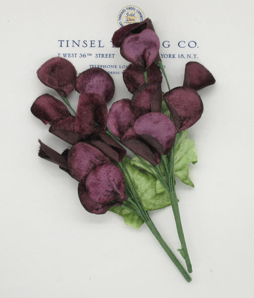 2 Sprays Purple Velvet Grapes SALE – Tinsel Trading